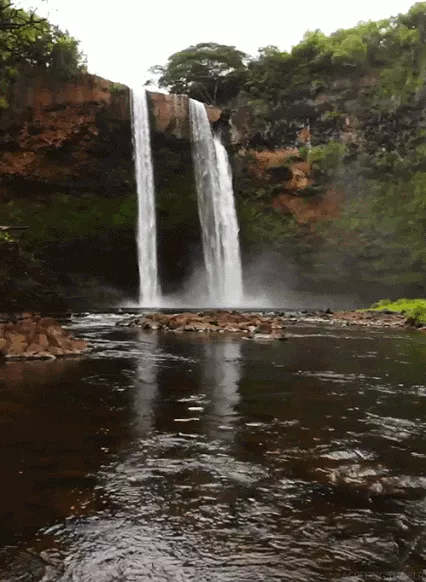 Beautiful Waterfalls/Cascades | Play/Pause HD Animated Gif